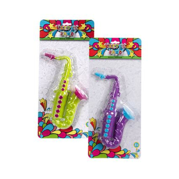 Toy Plastic Saxophone – Assorted Colours – Anchor828 Wholesale