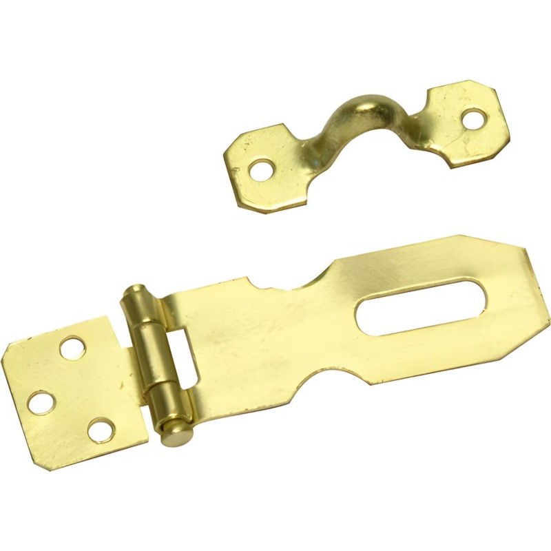 Mackie – Hasp & Staple Horizontal Brass Plated 55mm – Anchor828 Wholesale