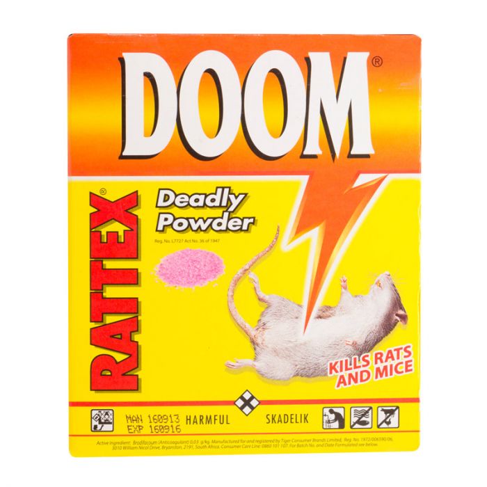 Farm & Feeding-out - Doom Rodent Pellets Rattex 100G (Pack of 10) for ...